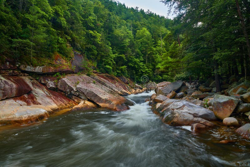 Rapids on Wilson Creek in North Carolina Stock Image - Image of flow ...