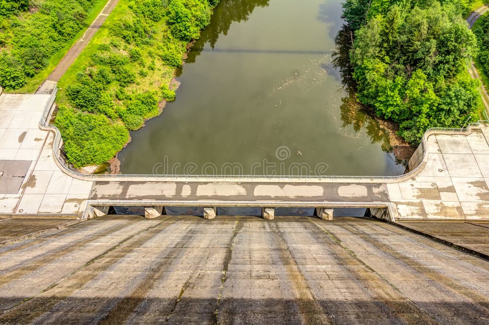 Rappbode dam in Germany stock photo. Image of harz, generation - 98217608