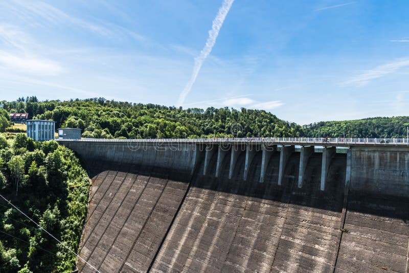 The Rappbode Dam is the Largest Dam in the Harz Region As Well As the ...