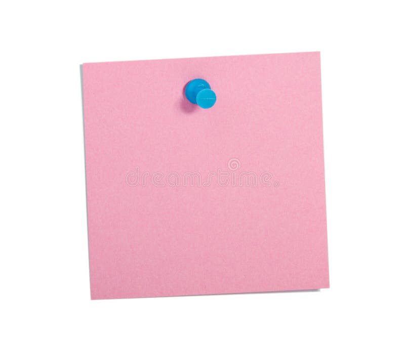 Note de post-it illustration stock. Illustration du bloc - 529341