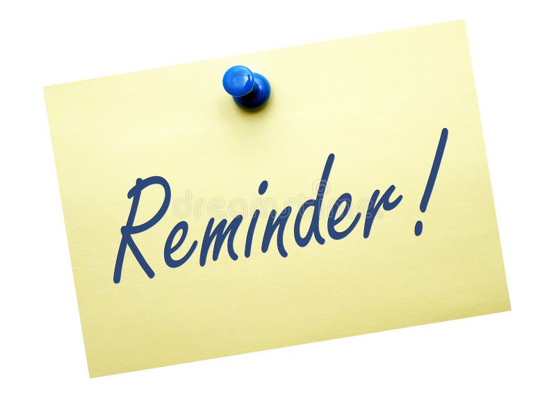 Note de rappel. image stock. Image du notes, panneau - 13416557