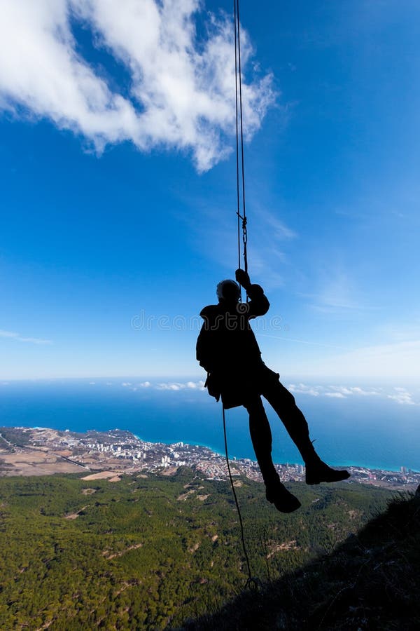 Rappelling stock photo. Image of outdoors, challenge - 27748902