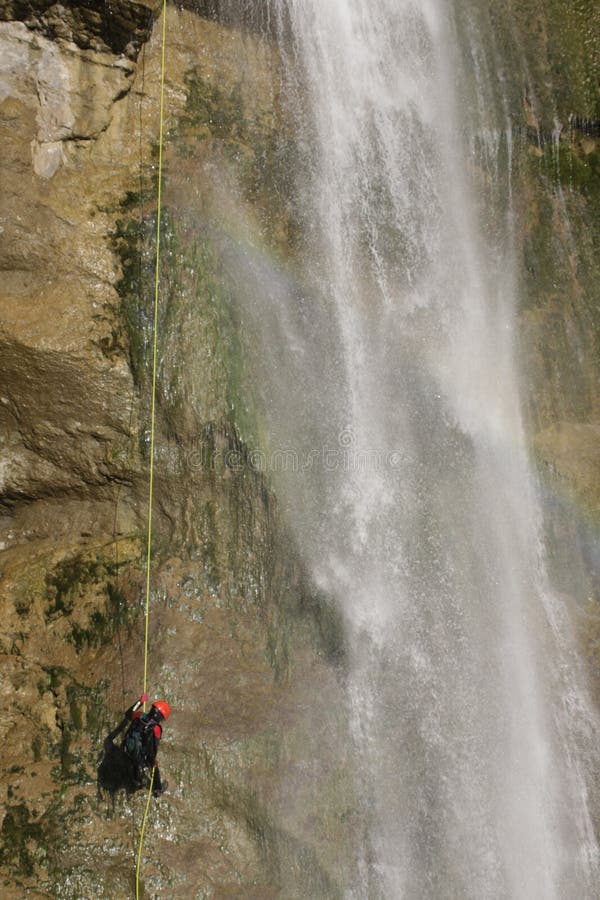 Rappelling stock photo. Image of blue, repelling, lifestyle - 2033082