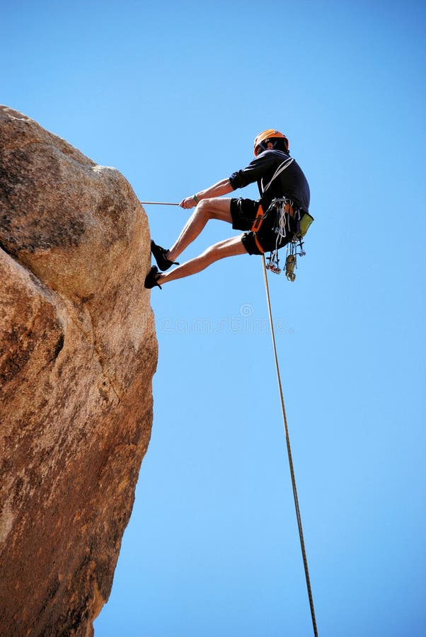 Rappelling Multi-Pitch stock image. Image of california - 19557881