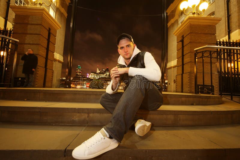 Posing Rapper Baseball Cap City Stock Photos - Free & Royalty-Free ...