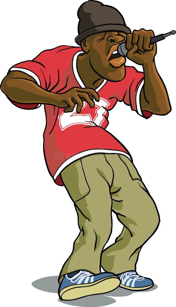 Cartoon Drawing Hip Hop Rapper Stock Illustrations – 223 Cartoon ...