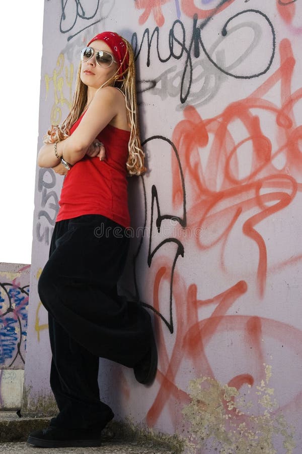 Beautiful Teenage Rapper Girl Posing Stock Photos - Free & Royalty-Free ...