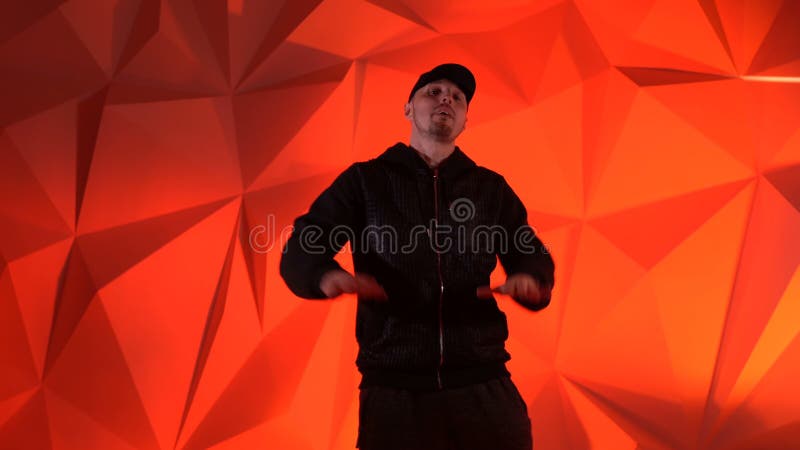 Rapper Guy Rap in Front of the Camera Stock Video - Video of freedom ...