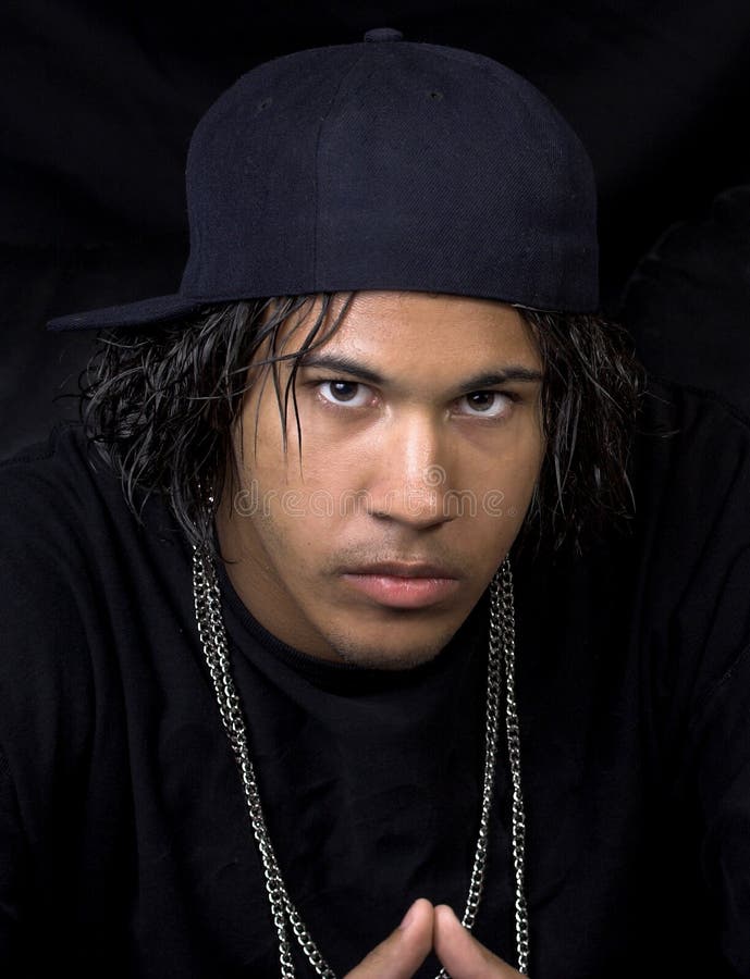 Rapper portrait stock image. Image of american, necklace - 1331045