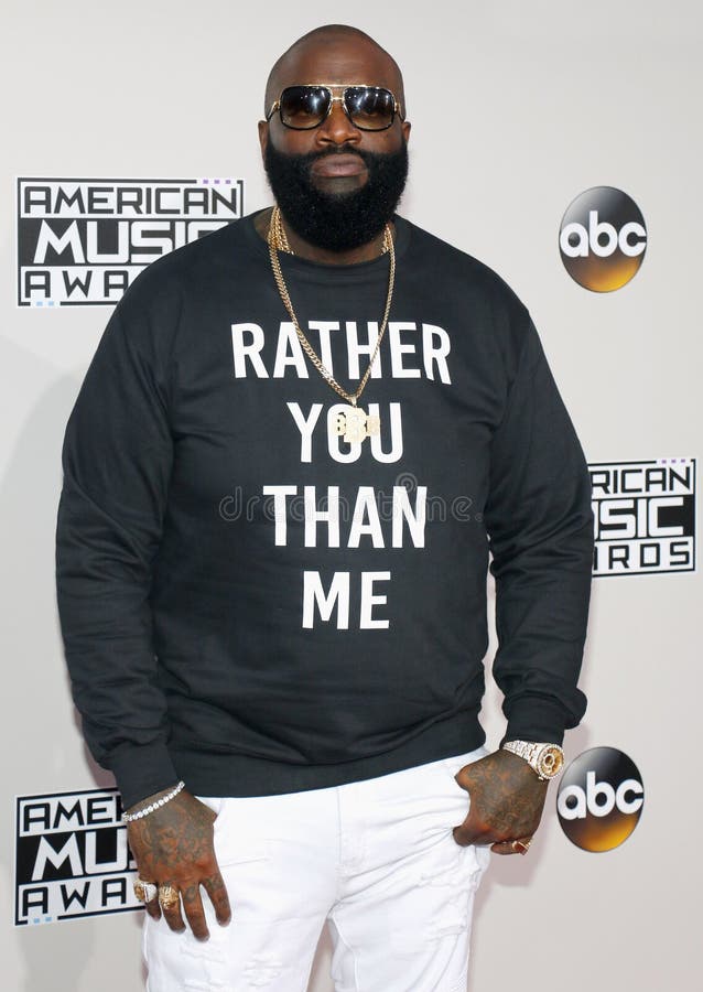 Rapper Rick Ross fotografia editorial. Imagem de ator - 135831247