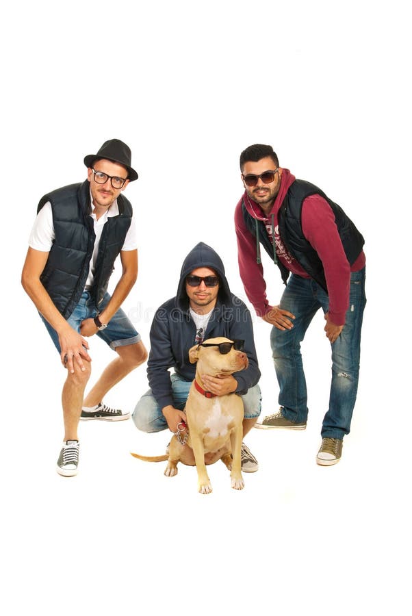 Two Friends Rappers Shaking Hands Against the Wall Stock Photo - Image ...