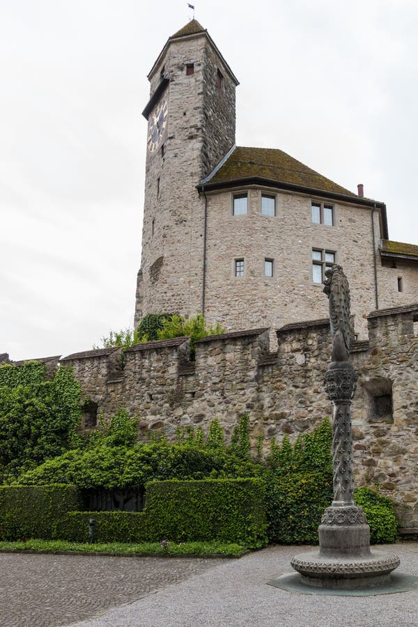 Rapperswil Castle, Switzerland Stock Image - Image of european ...