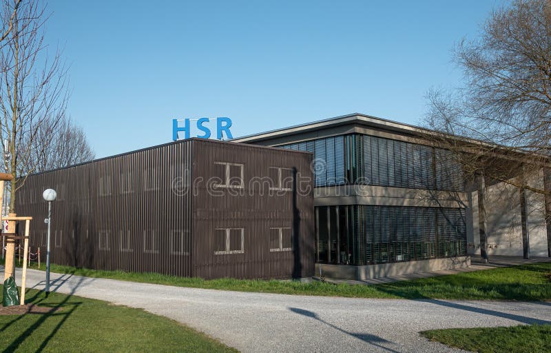 HSR-Technical High School Rapperswil Editorial Stock Image - Image of ...