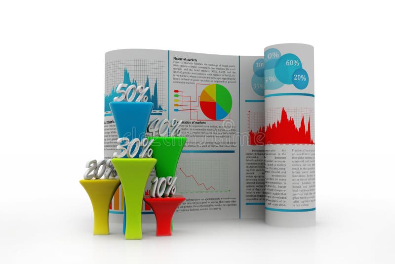 Graphique De Gestion, Tableau, Dessin De Diagramme Illustration Stock ...