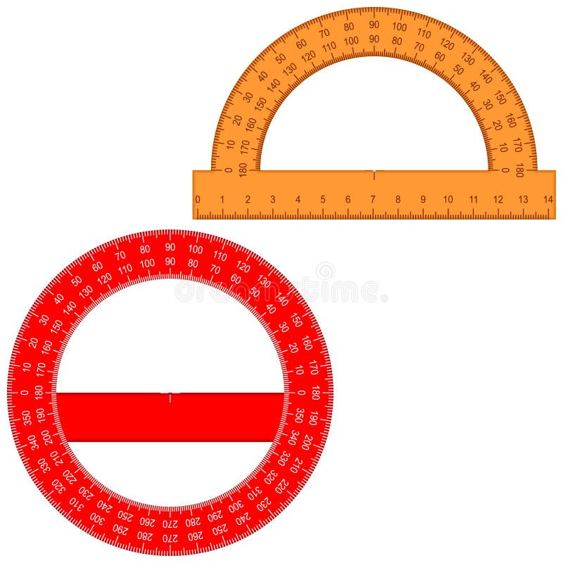 Rapporteur Transparent Blanc, D'isolement Sur Le Blanc, Avec Le Chemin ...