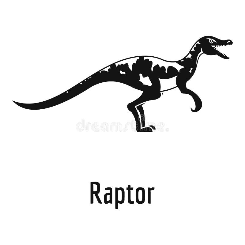 Raptor icon, simple style. stock illustration. Illustration of icon ...