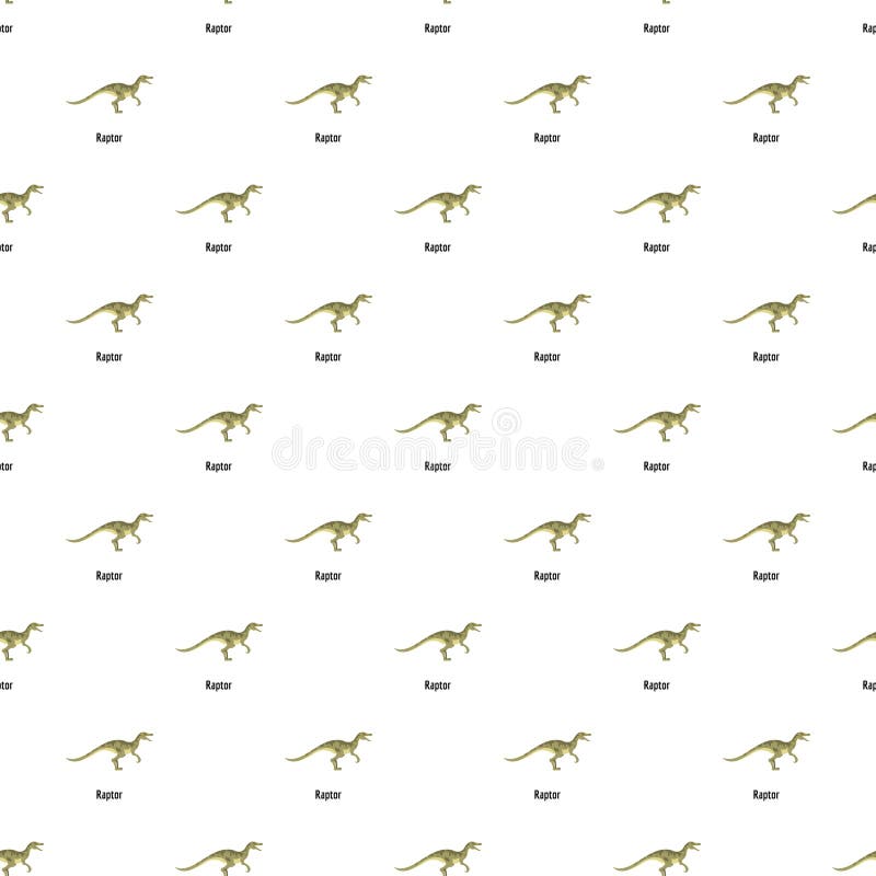 Raptor Pattern Seamless Vector Stock Vector - Illustration of hunter ...