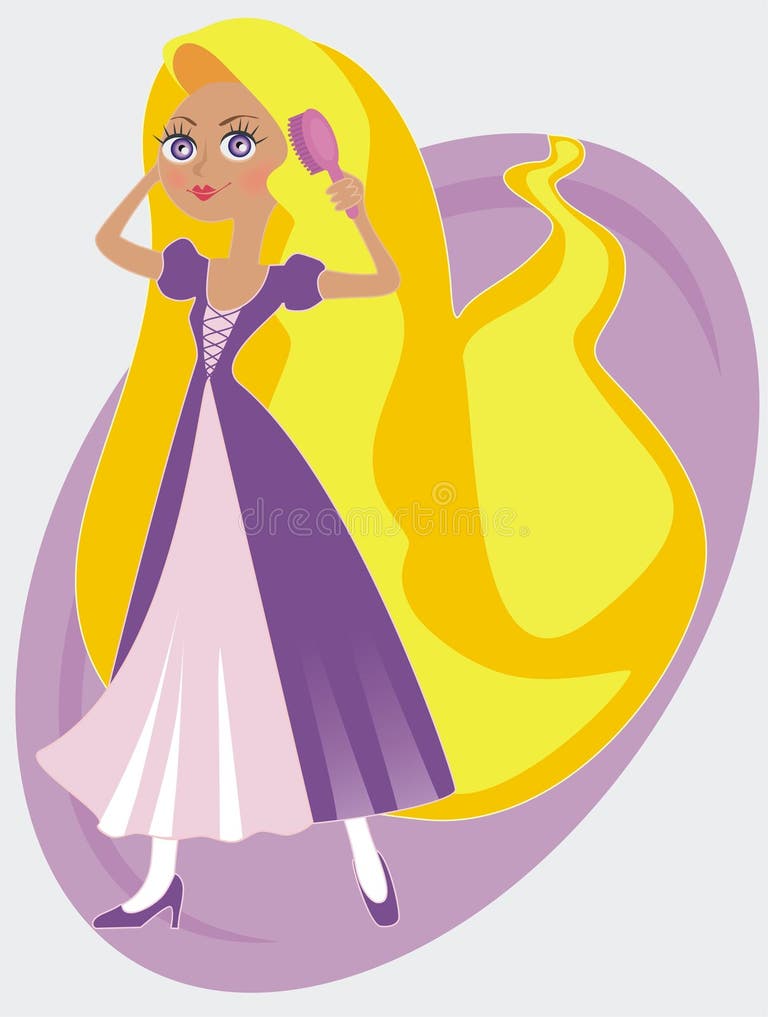 Rapunzel Cartoon Stock Illustrations – 286 Rapunzel Cartoon Stock ...