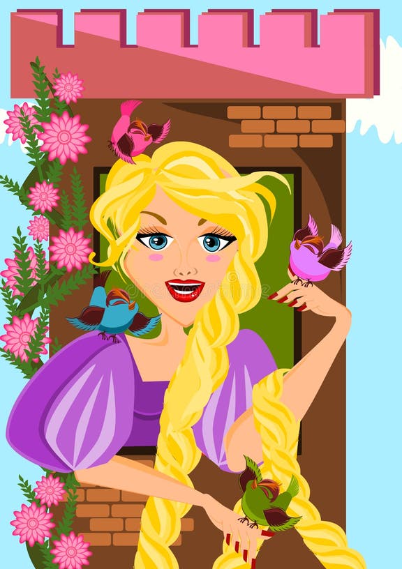 Rapunzel Tower Stock Illustrations – 144 Rapunzel Tower Stock ...