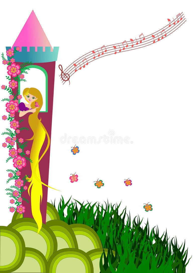 Rapunzel Tower Stock Illustrations – 156 Rapunzel Tower Stock ...