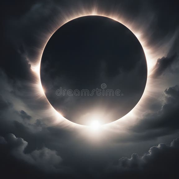 Rar Solar Eclipse, Ai-generatet Stock Illustration - Illustration of ...