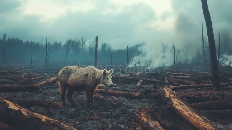 Rare Animals in a Desolate Landscape Highlight the Severe Consequences ...