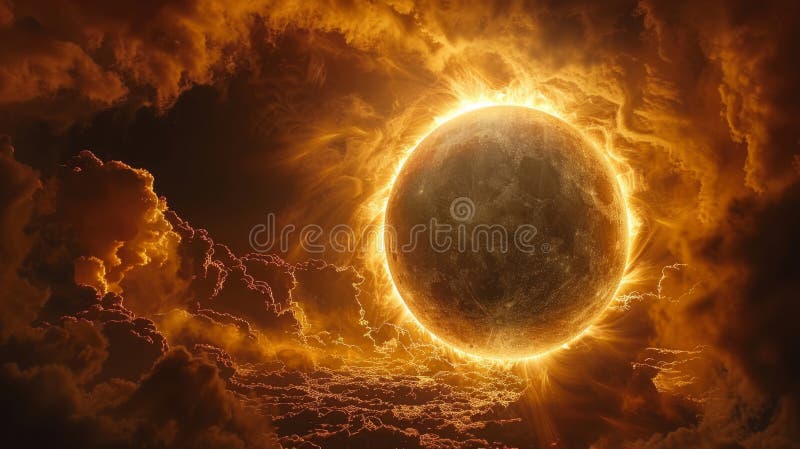 A Rare Astronomical Phenomenon when the Moon Covers the Sun Called ...