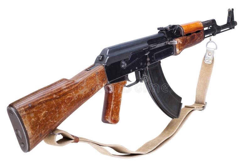 Rare First Type Model AK - 47 Assault Rifle Stock Image - Image of ...