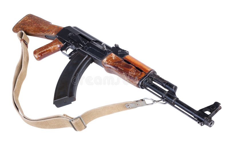 Rare First Type Model AK - 47 Assault Rifle Stock Image - Image of ...