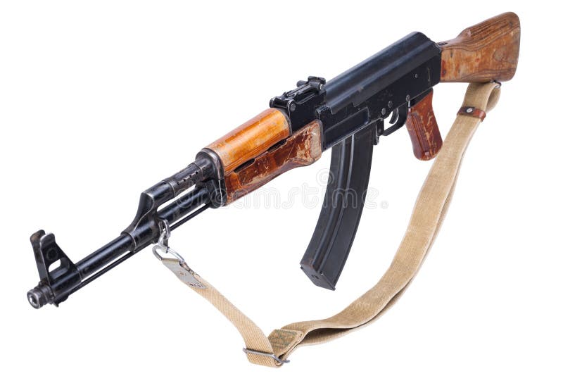 Rare First Type Model AK - 47 Assault Rifle Stock Photo - Image of ...