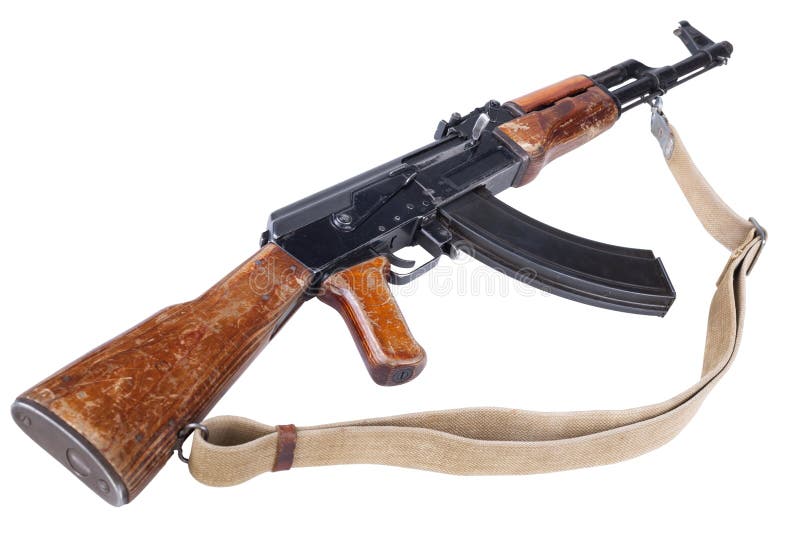 Rare First Type Model AK - 47 Assault Rifle Stock Photo - Image of ...