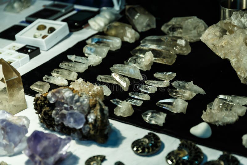 Rare gems and minerals stock image. Image of mineralogy - 86733797