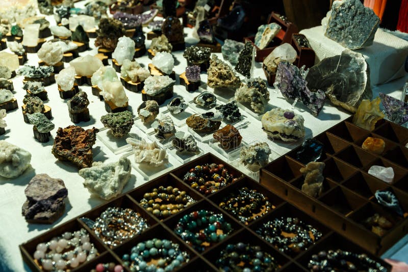 Rare gems and minerals stock photo. Image of mineral - 86733876