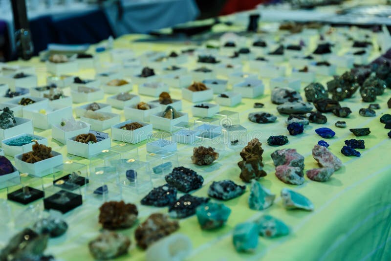 Rare gems and minerals stock photo. Image of rare, mining - 86734028