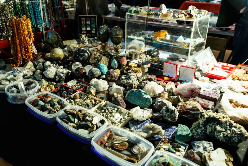 Rare gems and minerals stock photo. Image of colourful - 86734208