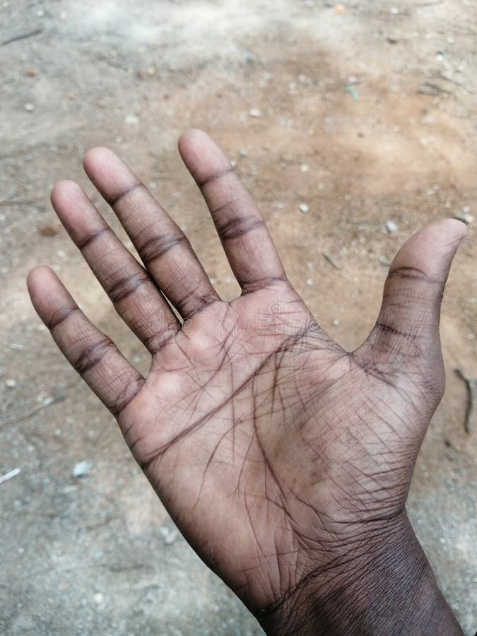 Rare Hand Prints - Cross Line, Web Fingerprints Stock Image - Image of ...