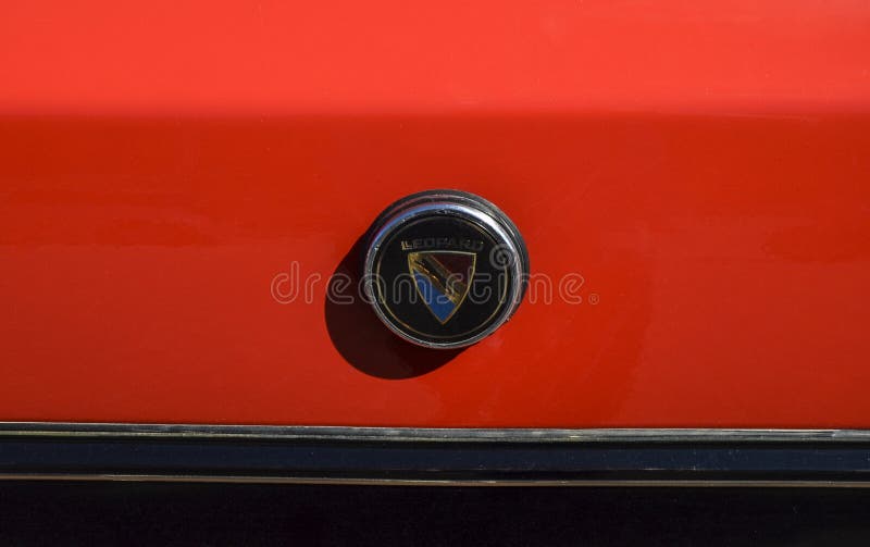 Rare Leopard Bonnet Emblem Nissan Front Logo Editorial Photo - Image of ...