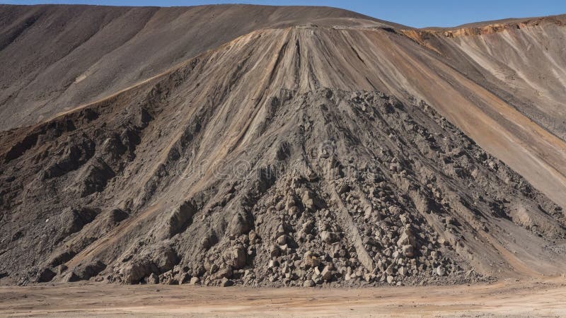 Rare Lithium Deposits a Pile of Blue and Grey Mining Minerals Stock ...