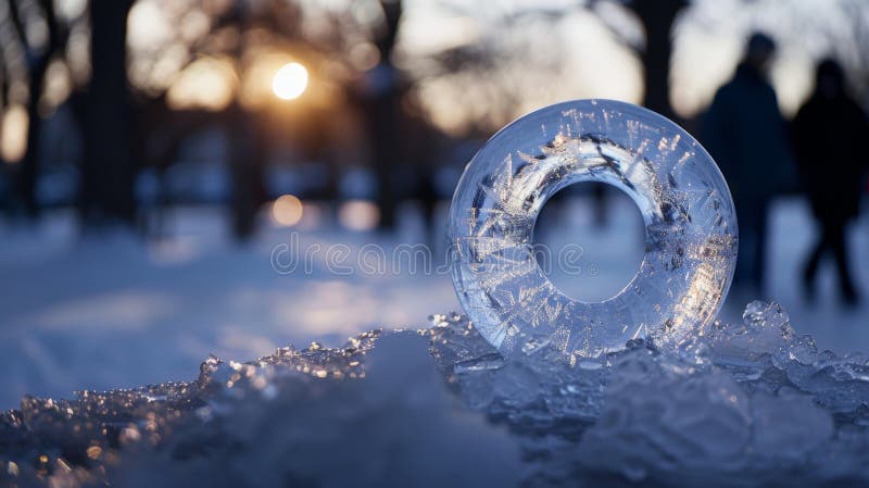 A Rare Occurrence of an Ice Circle Spinning in a Circular ...