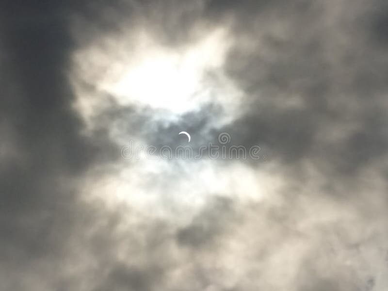 Rare Picture of Solar Eclipse Stock Image - Image of view, rare: 166694357