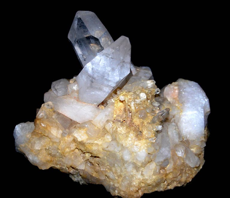 Rare Quartz Stone Cluster stock photo. Image of power - 5408418