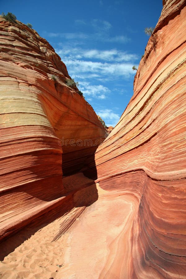 Rare Sandstone Passage Way stock photo. Image of national - 1441178