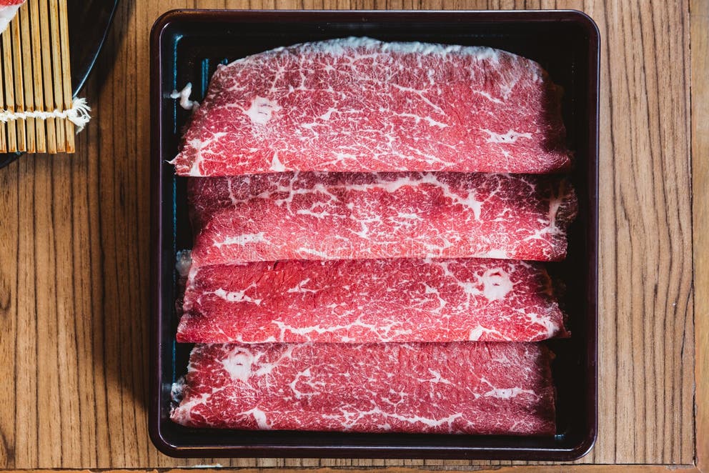 Rare Slices Authentic A5 Grade Japanese Wagyu Beef with High-marbled ... Rare Slices Authentic A5 Grade Japanese Wagyu Beef with High-marbled ...