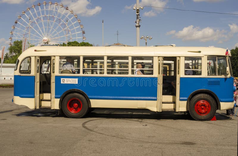 Rare Soviet Russian Trolleybus 60 S Editorial Photography - Image of ...