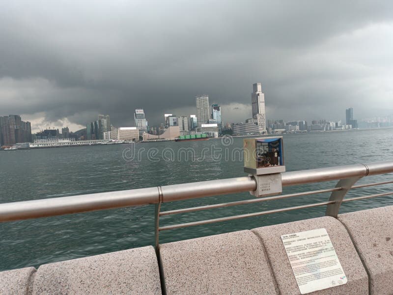 A Rare View of a Building in the Middle of the Ocean Editorial Stock ...