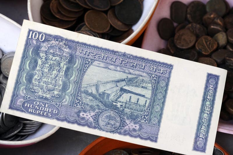 Vintage Old Indian Currency Notes and Change Stock Image - Image of ...