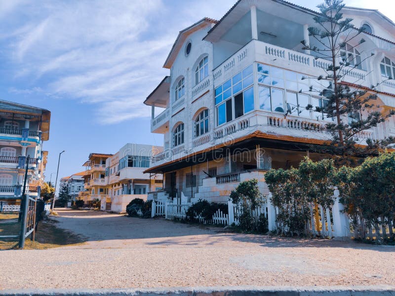 Ras El Bar House in North Egypt Stock Photo - Image of north, house ...