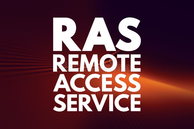 RAS - Remote Access Service is Any Combination of Hardware and Software ...