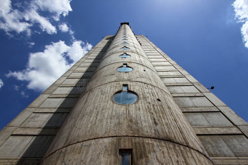 Rascacielos concreto foto de archivo. Imagen de torre - 38054498