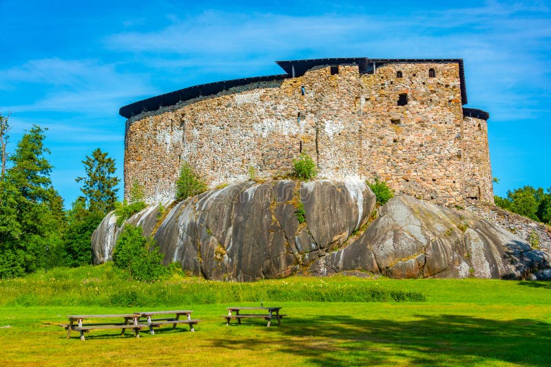 Raseborg Castle Ruins in Finland Stock Photo - Image of fortification ...